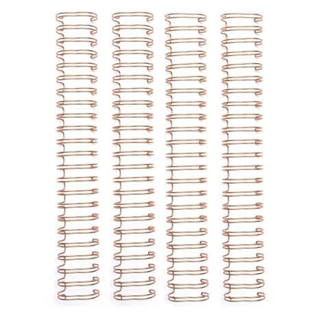 Wire-o Rose Gold 2,5x28cm para Encadernadora The Cinch We R - 4 Unidades