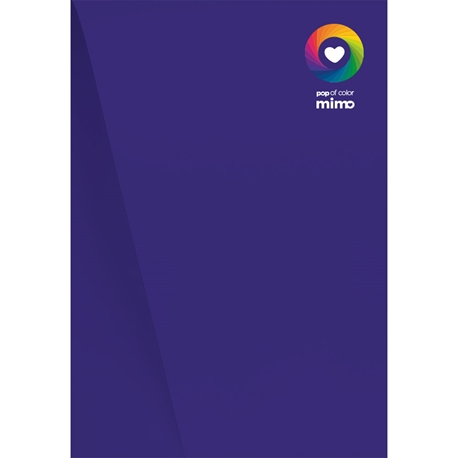 Papel Color Pop Roxo Mirtilo Mimo - A4 - 180 g - 25 Fls