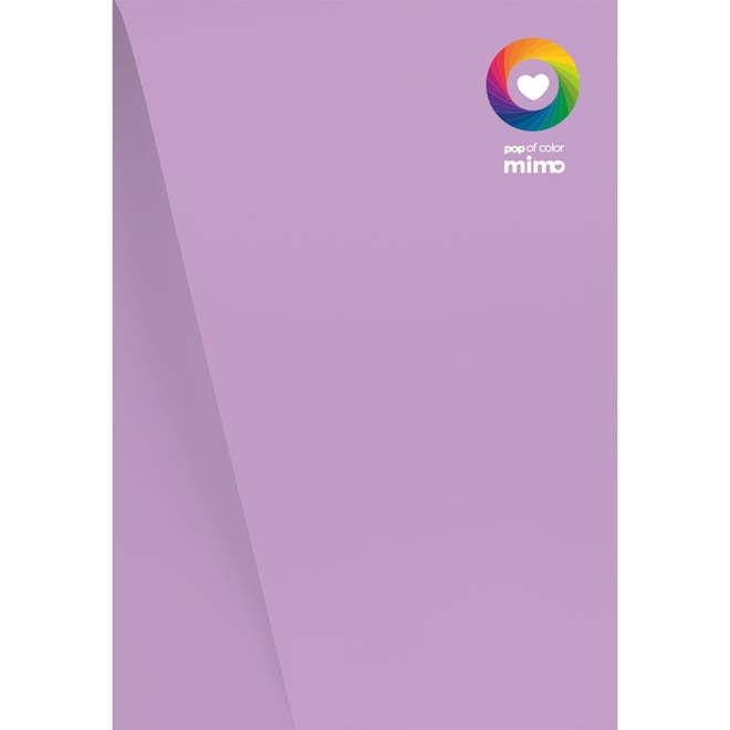Papel Color Pop Roxo Candy Mimo - A4 - 180 g - 25 Fls