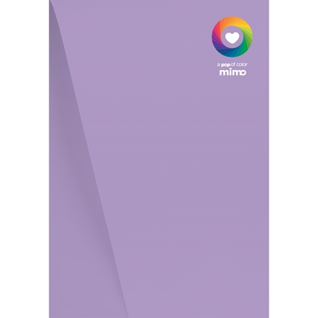 Papel Color Pop Roxo Candy Mimo - A4 - 180 g - 25 Fls