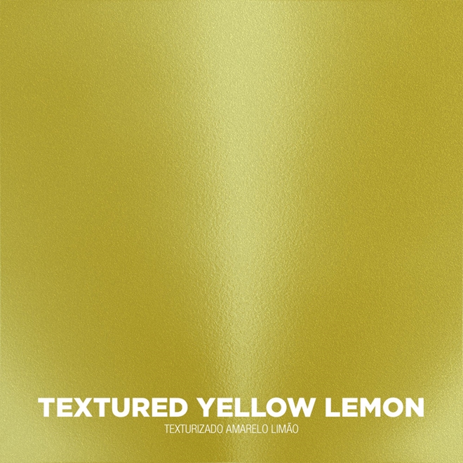 Adesivo Vinil Texturizado Amarelo Lemon Mimo - 30 cm x 2,5 m