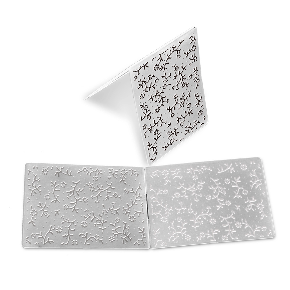 Molde para Embossing Floral Pequeno - Mimo - 10,6 X 15 cm - Mimo Crafts ...