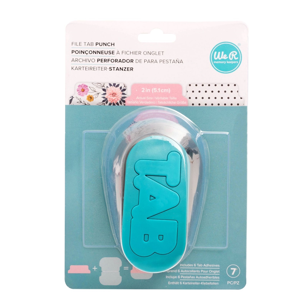 Furador de Papel Divisória TAB - Punch Tab File We R