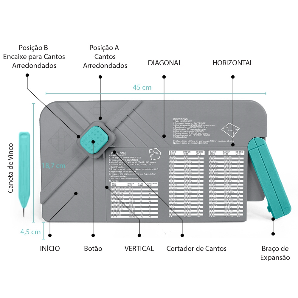 Base Mimo Making para Criação de Caixas e Envelopes - Mimo Crafts ...