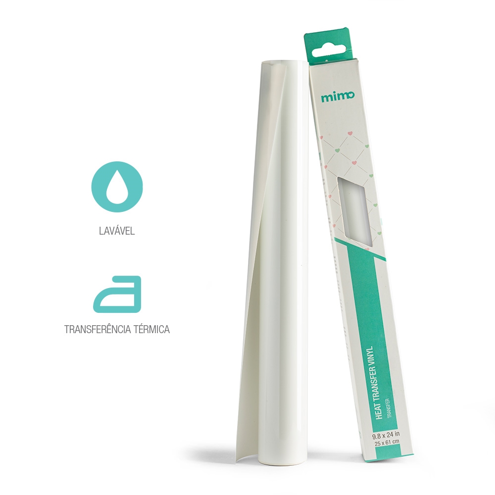 Transfer Branco Neve - Mimo - 25 x 61 cm - 1 Unid