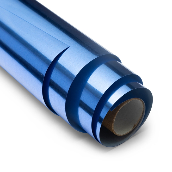 Transfer Metálico - Azul Marinho - Mimo - 25 x 61 cm- 1 Unid