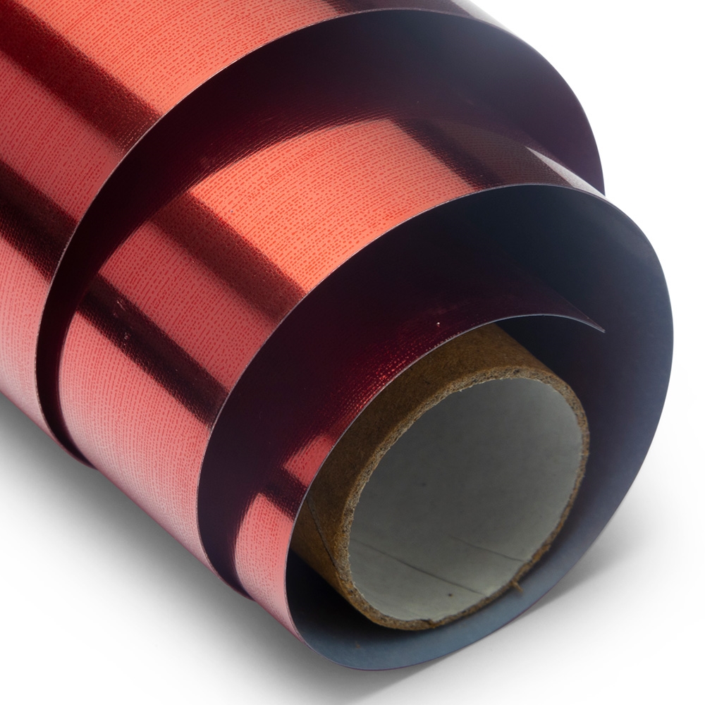 Transfer Metálico - Vermelho Puro - Mimo - 25 x 61 cm- 1 Unid - Mimo ...