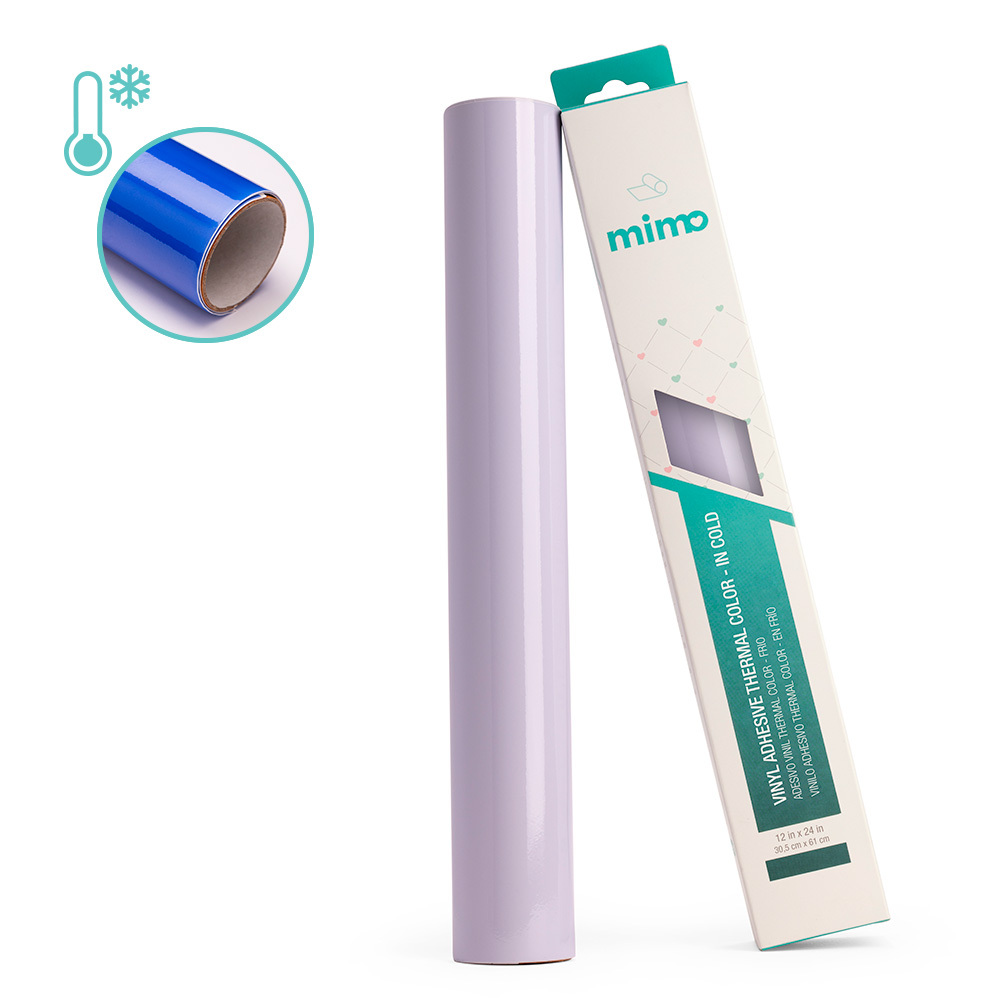 Adesivo Vinil Thermal Color - Frio - Azul Claro para Azul Cobalto ...